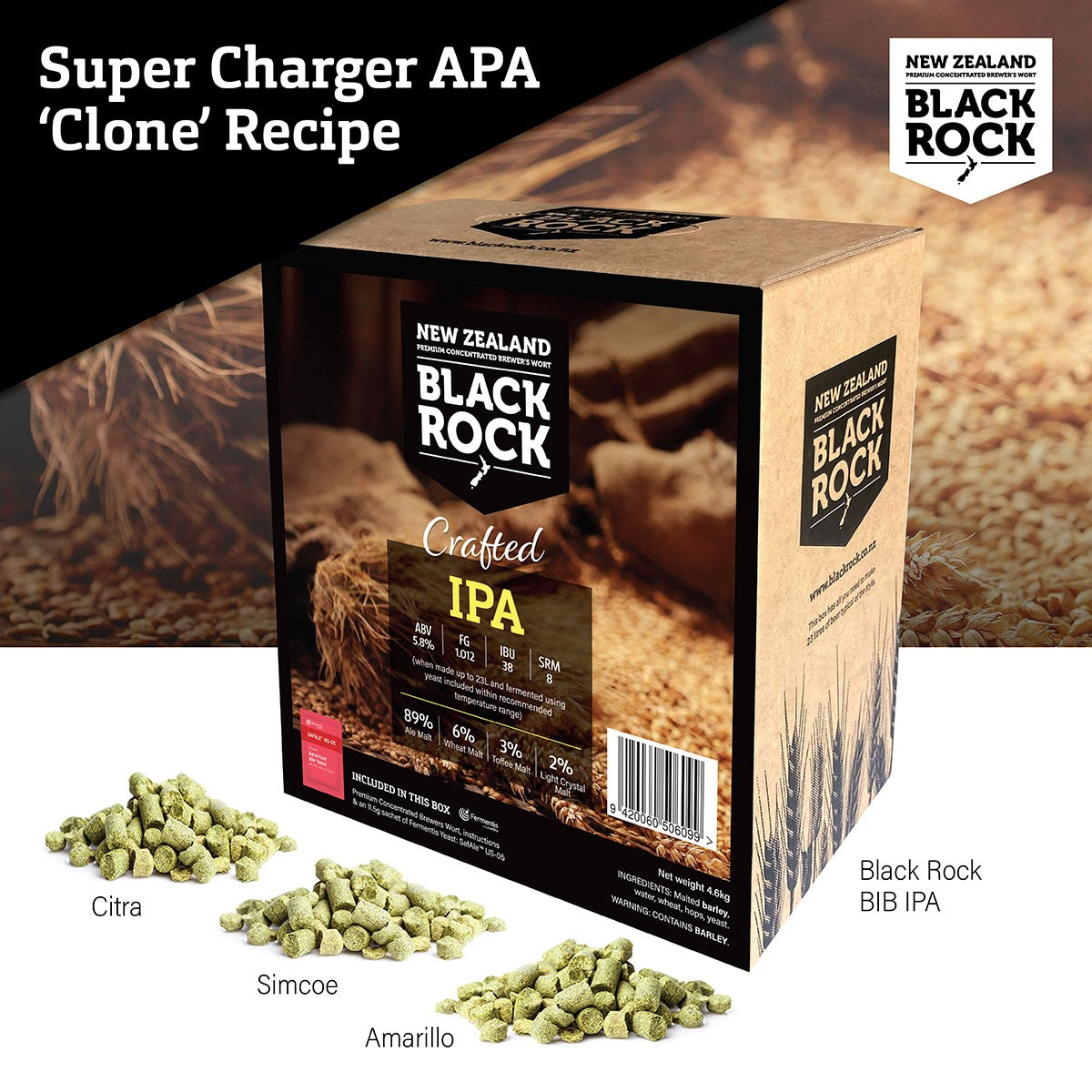 Black Rock Super Charger APA Clone Recipe – Dunedin Malt House